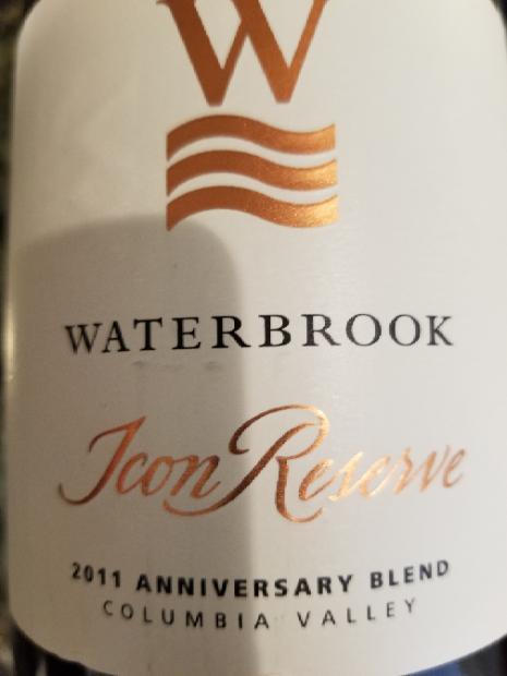 2011 Waterbrook Icon Reserve 2011 Anniversary Blend, USA, Washington ...