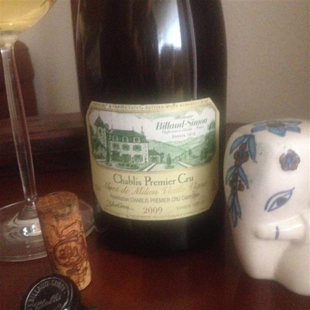 2010 Domaine Billaud-Simon Chablis 1er Cru Mont de Milieu Vieilles ...