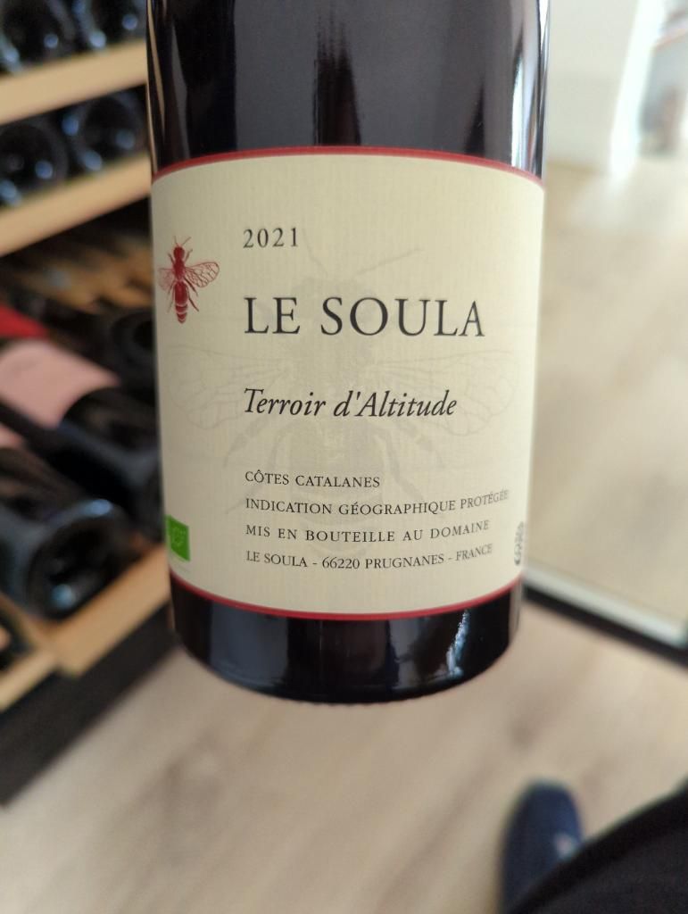 2021 Domaine Le Soula Terroir d'Altitude Rouge, France, Languedoc ...
