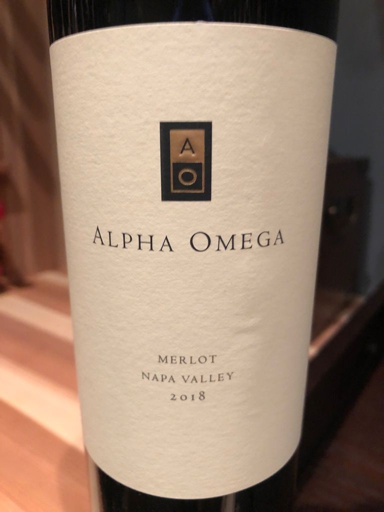 2018 Alpha Omega Merlot, USA, California, Napa Valley - CellarTracker