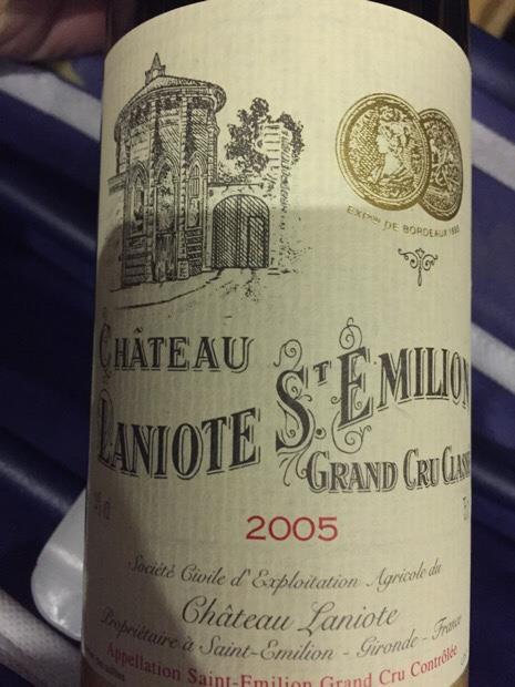 2005 Château Laniote, France, Bordeaux, Libournais, St. Émilion Grand Cru - CellarTracker