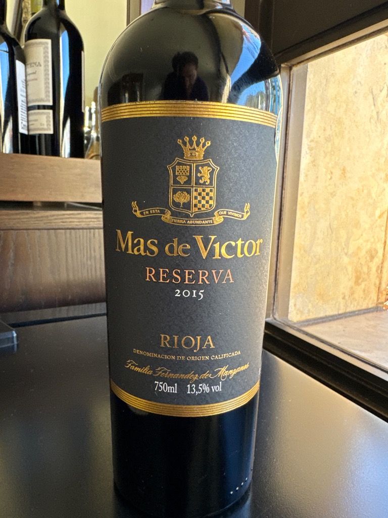 2019 Mas de Victor Rioja Reserva, Spain, La Rioja, Rioja - CellarTracker