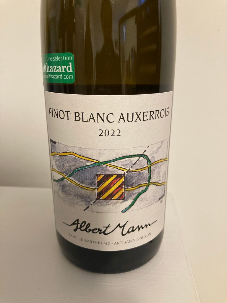 2022 Albert Mann Pinot Blanc Auxerrois, France, Alsace - CellarTracker