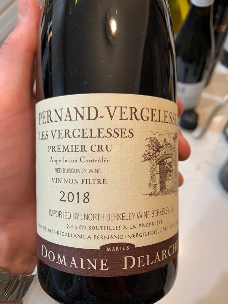 2018 Domaine Marius Delarche Pernand-Vergelesses 1er Cru Les ...