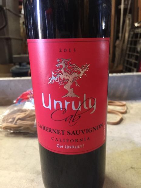 2013 Unruly Wine Cellars Cabernet Sauvignon, USA, California ...