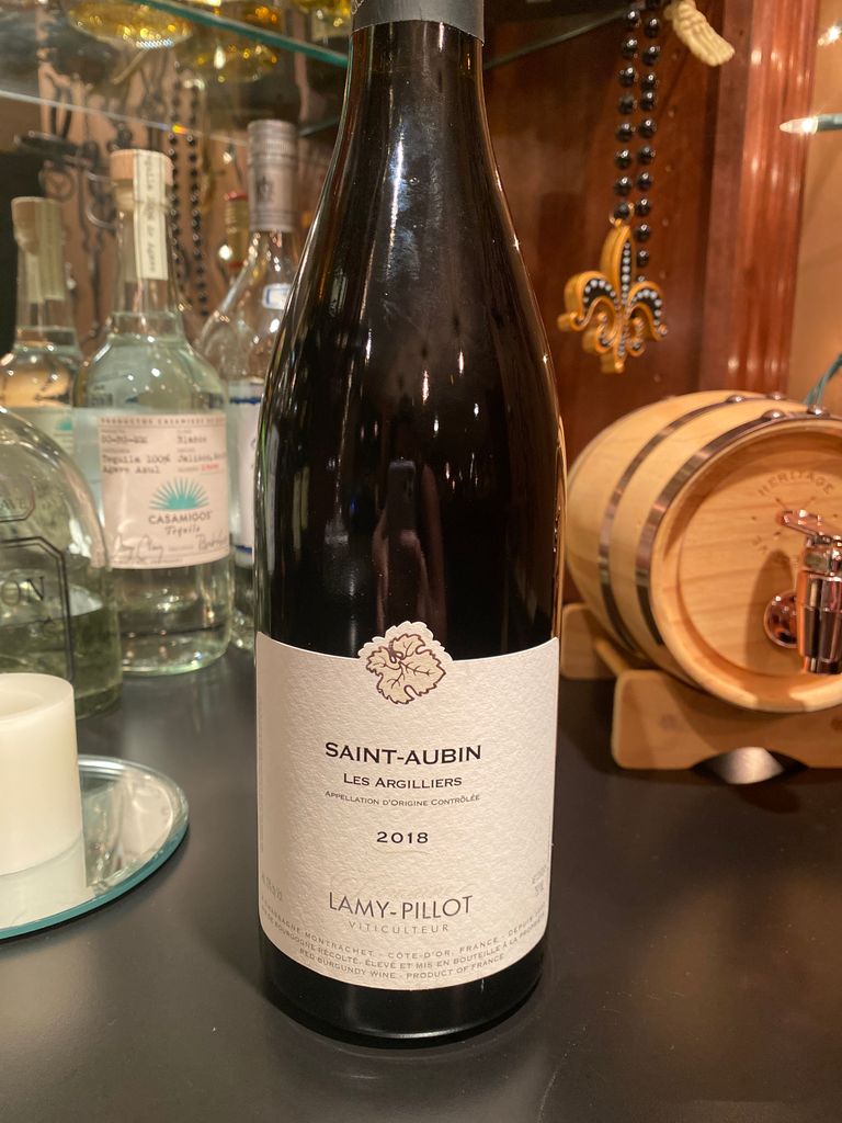 2018 Domaine Lamy-Pillot Saint-Aubin Les Argilliers, France, Burgundy ...