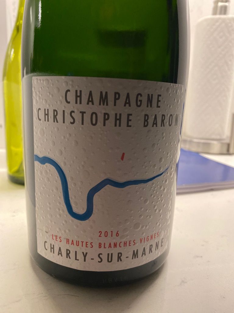 2016 Champagne Christophe Baron Champagne Les Hautes Blanches Vignes ...