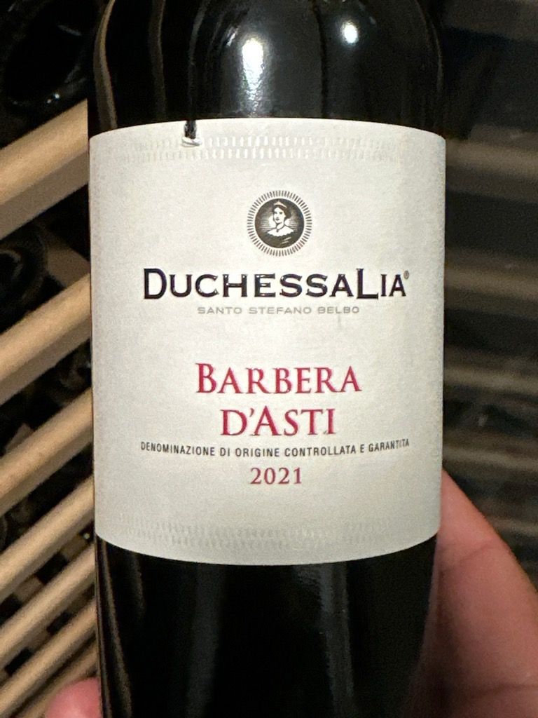 2021 Duchessa Lia Barbera d'Asti, Italy, Piedmont, Asti, Barbera d'Asti ...
