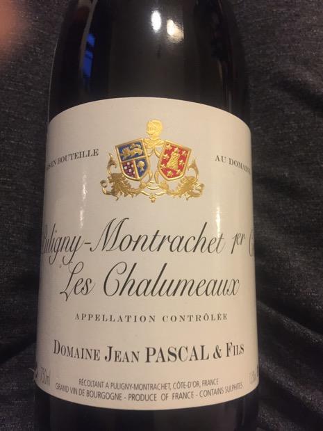 2009 Domaine Jean Pascal et Fils Puligny-Montrachet 1er Cru Les ...