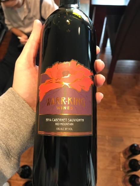2014 Warr-King Wines Cabernet Sauvignon, USA, Washington, Columbia ...