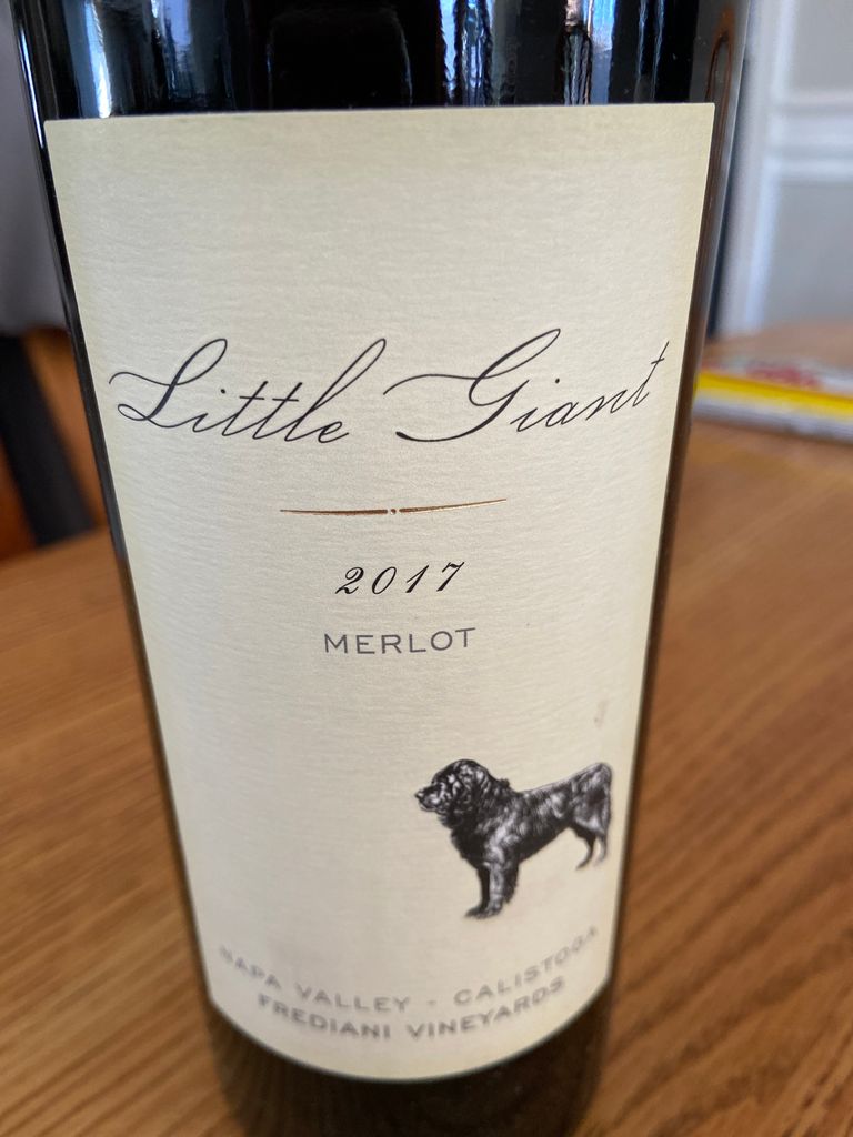 2017 Sleeping Giant Merlot Little Giant Frediani Vineyard, USA ...