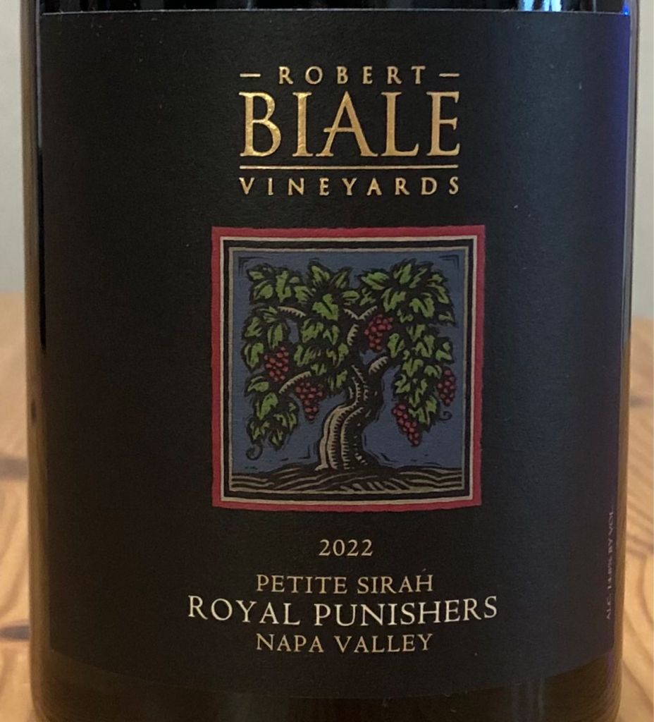 2022 Robert Biale Petite Sirah Royal Punishers, USA, California, Napa ...