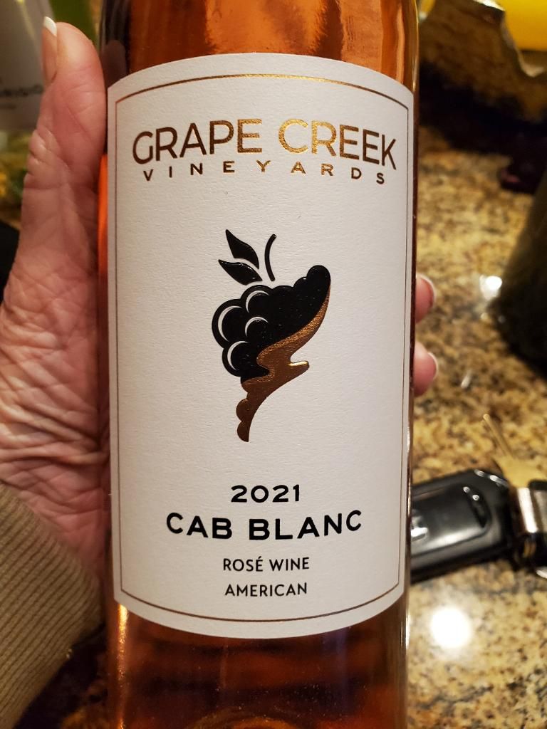 2021 Grape Creek Vineyards Cabernet Blanc Rosé, USA, Texas, Texas Hill ...