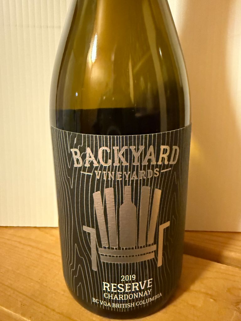 2019 Backyard Vineyards Chardonnay Reserve, Canada, British Columbia ...