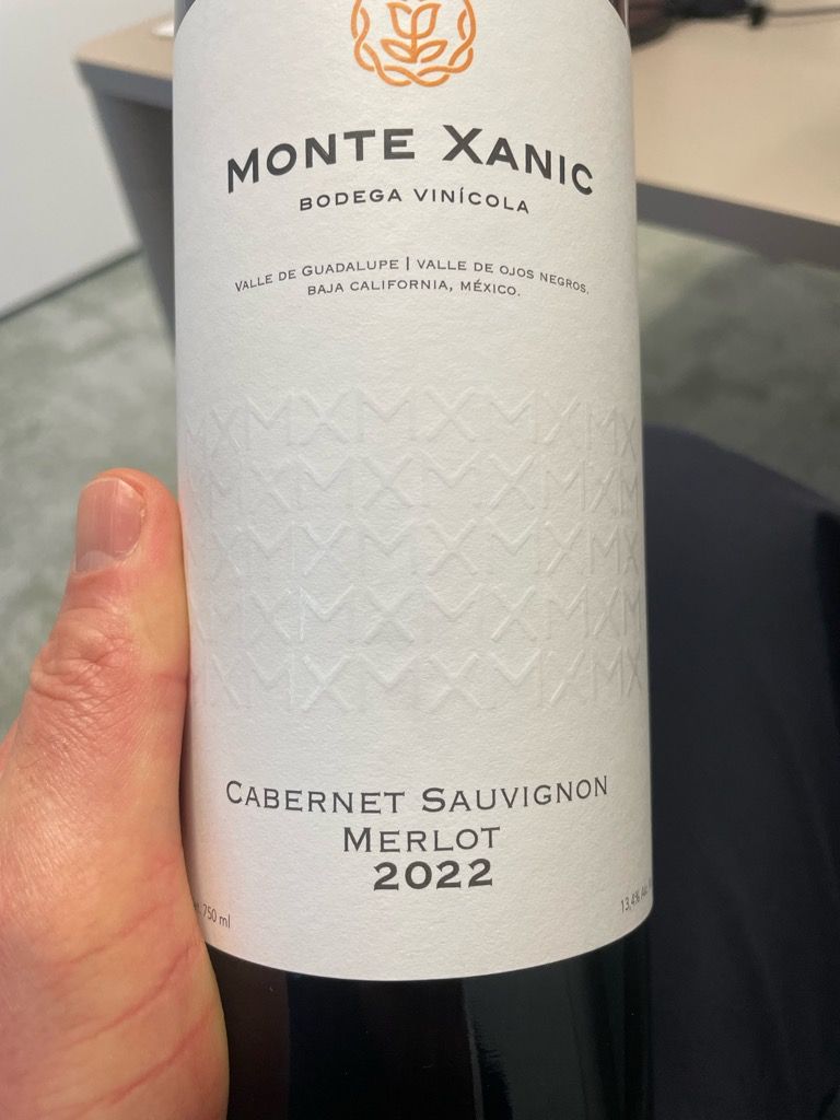 2022 Monte Xanic Cabernet Sauvignon Merlot, Mexico, Baja California ...