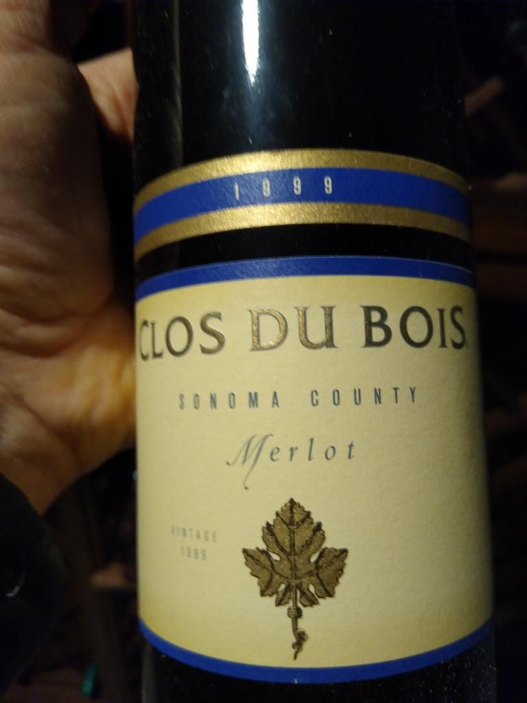 1995 Clos du Bois Merlot Reserve, USA, California, Sonoma County ...