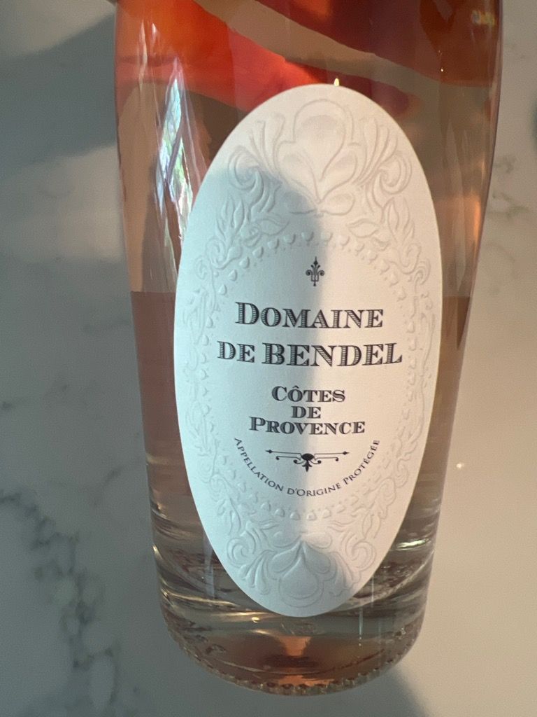 2022 Domaine de Bendel Côtes de Provence Rosé, France, Provence, Côtes ...
