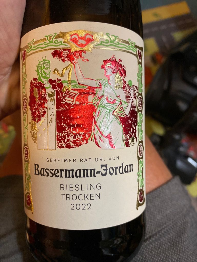 2022 Dr. von Bassermann-Jordan Deidesheimer Riesling trocken, Germany ...