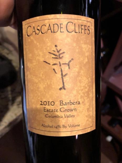 2010 Cascade Cliffs Barbera Columbia Valley, USA, Washington, Columbia ...