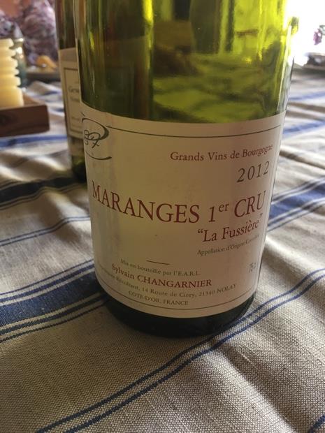 2016 Domaine Sylvain Changarnier Maranges 1er Cru La Fussière, France ...