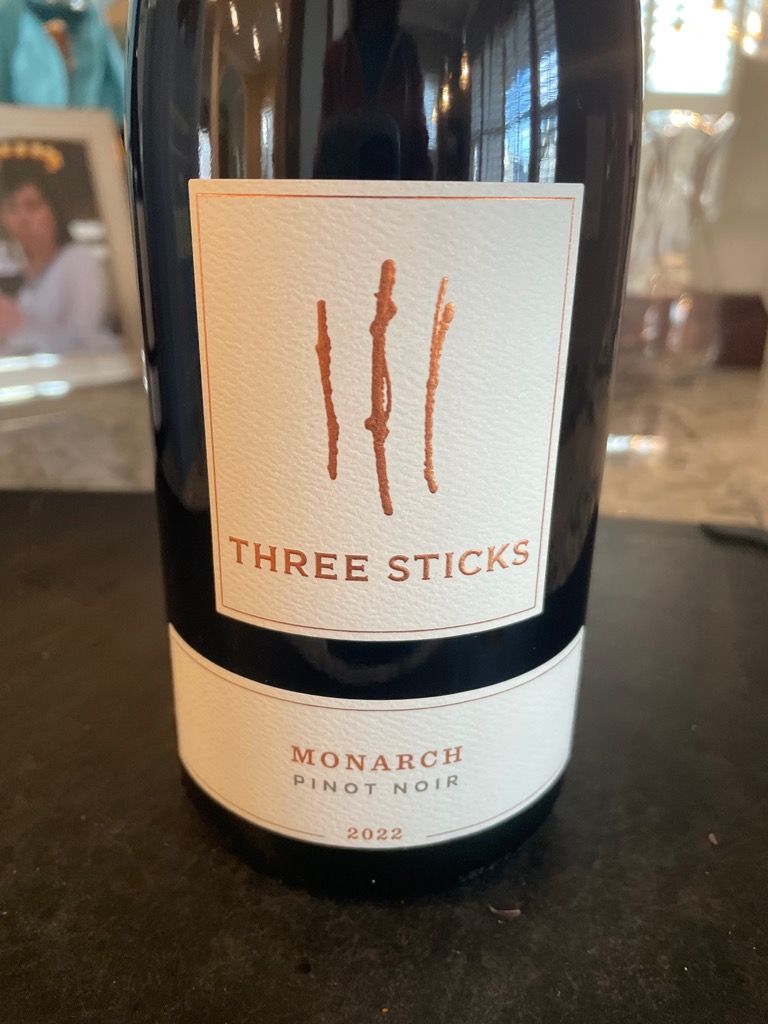 2022 Three Sticks Pinot Noir Monarch, USA, California, Sonoma County ...