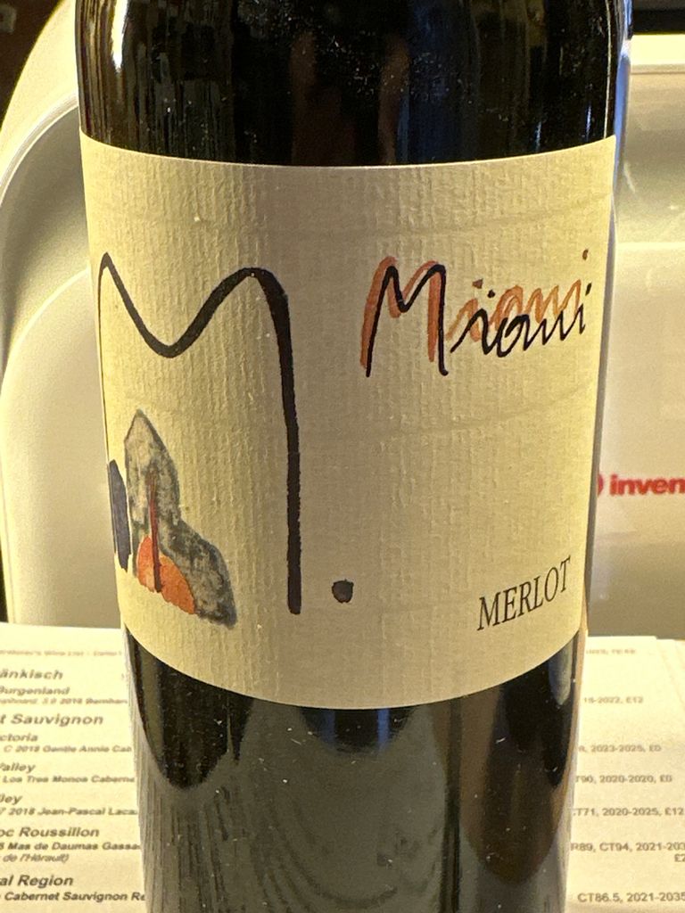 2018 Miani Friuli Colli Orientali Merlot Orchestra Antica Osteria ...