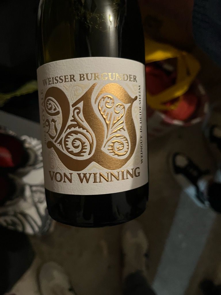 2023 von Winning Weißer Burgunder trocken, Germany, Pfalz - CellarTracker