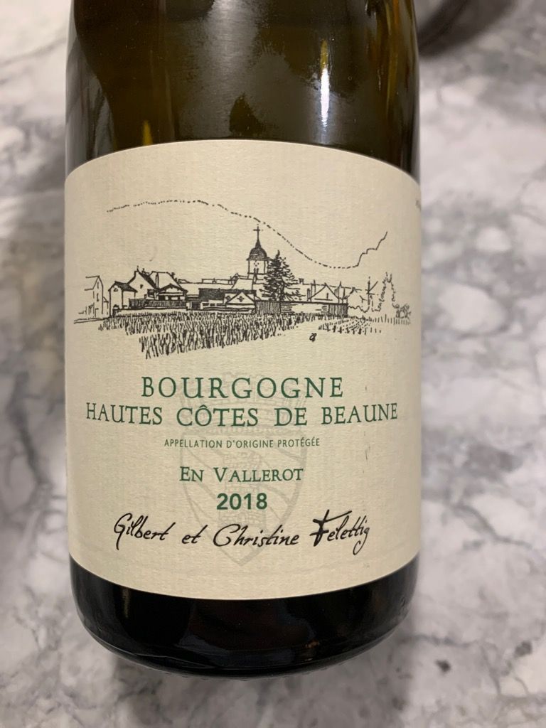2020 Domaine Felettig Bourgogne Hautes-Côtes de Beaune “En Vallerot ...