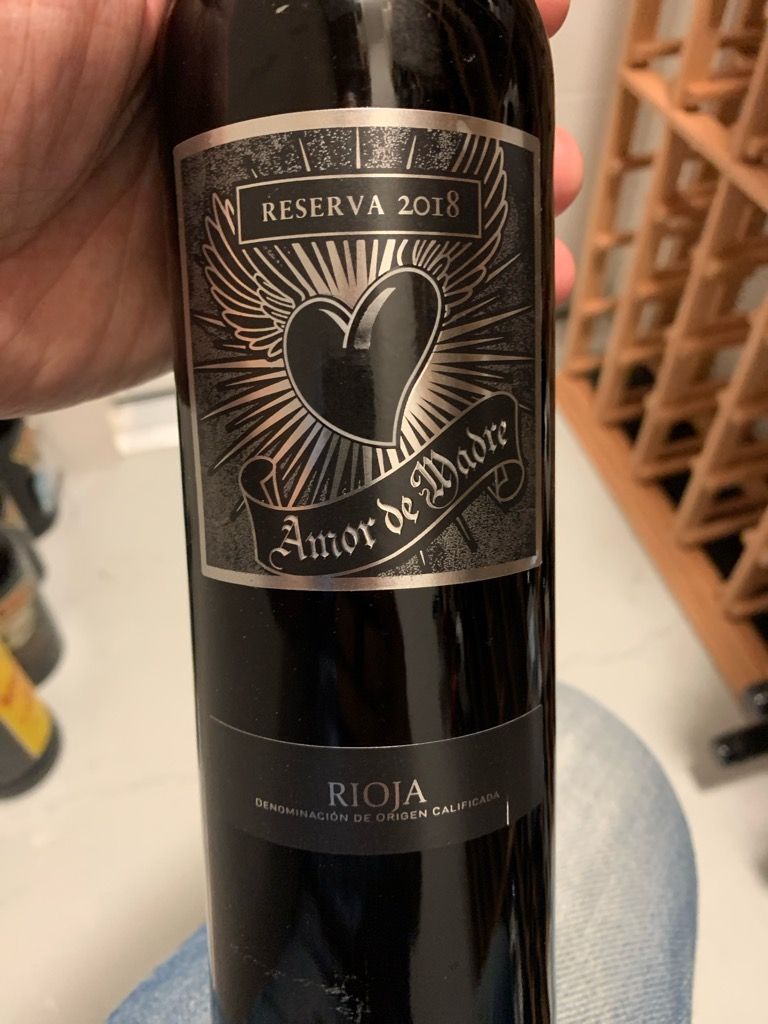2018 Bodegas Solar Viejo Rioja Amor de Madre Reserva, Spain, La Rioja ...