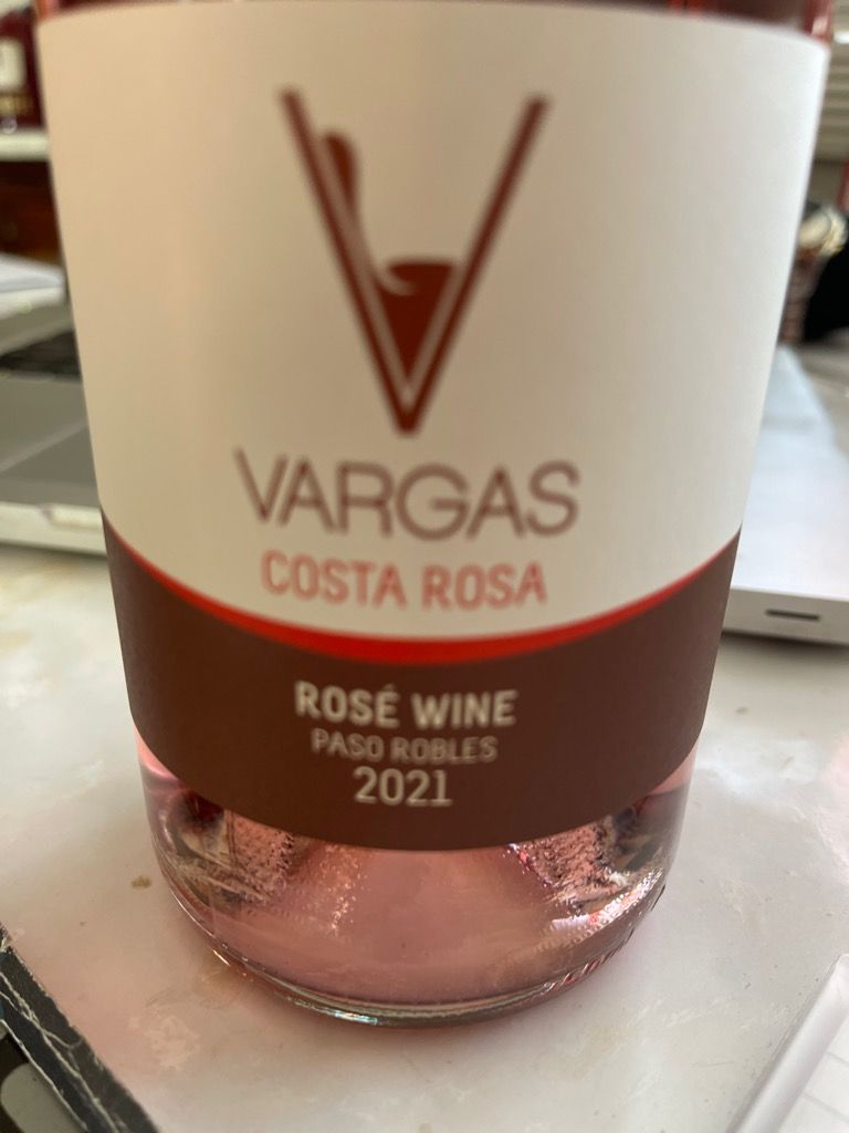 2021 Vino Vargas Costa Rosa GSM, USA, California, Central Coast, Paso ...