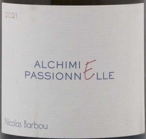 2021 Nicolas Barbou Alchimie Passionnelle, France, Loire Valley ...