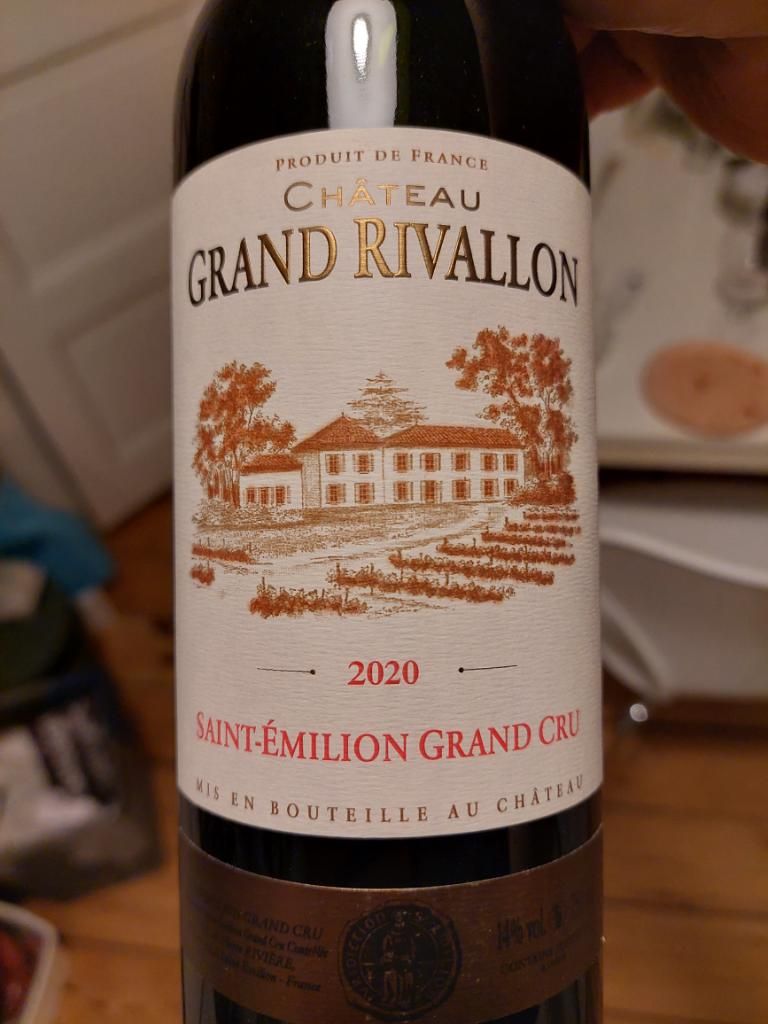 2020 Château Grand Rivallon, France, Bordeaux, Libournais, St. Émilion Grand Cru - CellarTracker