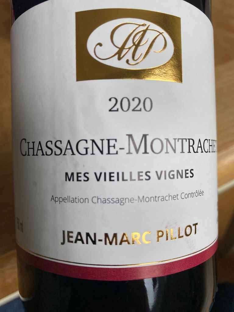 2020 Domaine Jean-Marc Pillot Chassagne-Montrachet Mes Vieilles Vignes ...