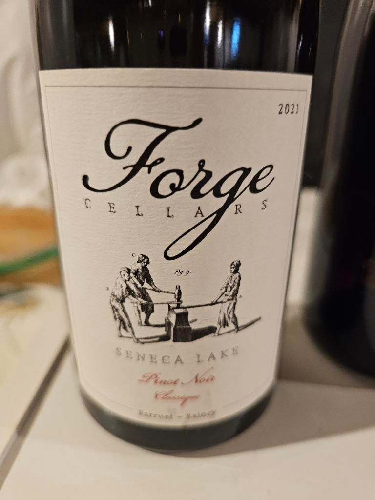 2021 Forge Cellars Pinot Noir Classique, USA, New York, Finger Lakes ...