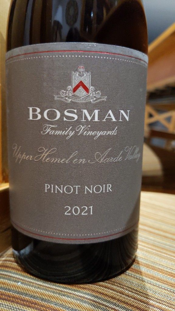 2020 Bosman Family Vineyards Pinot Noir De Bos, South Africa, Cape ...