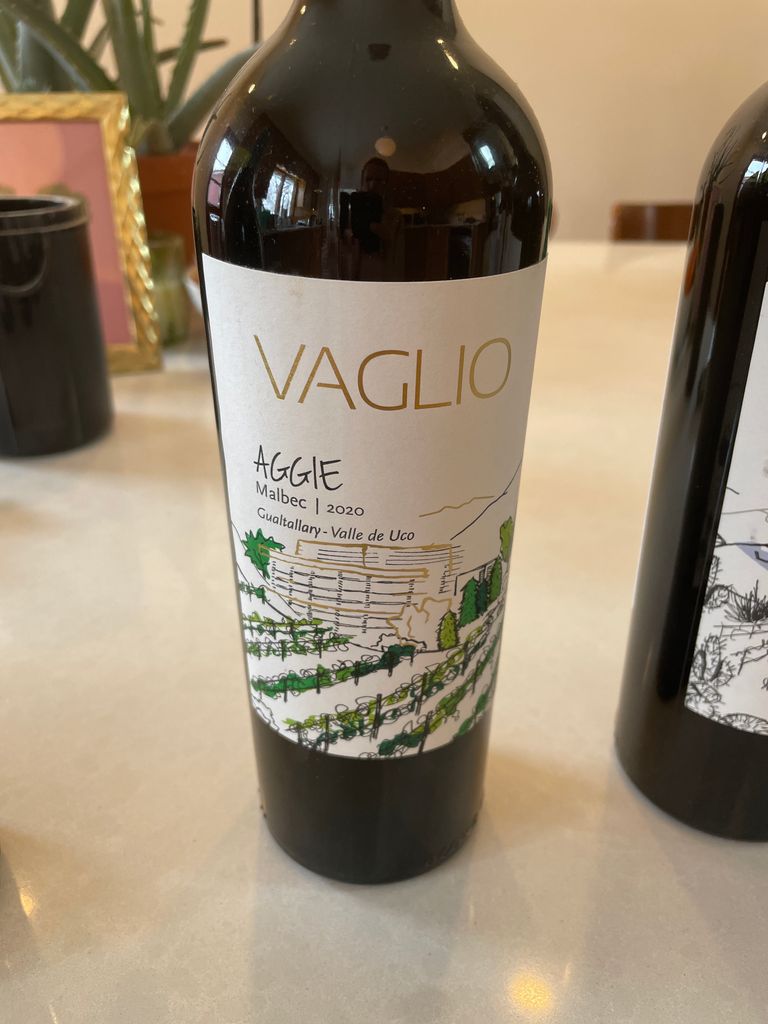 2020 Vaglio Malbec Aggie, Argentina, Mendoza, Valle de Uco, Gualtallary ...