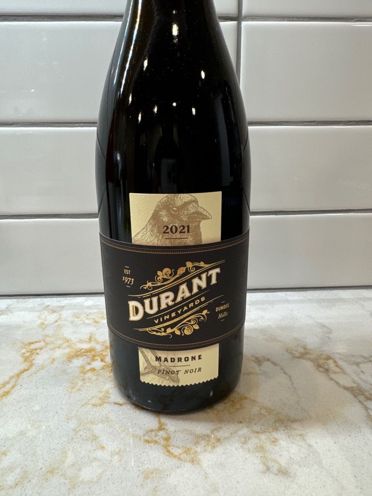 2021 Durant Vineyards Pinot Noir Madrone, USA, Oregon, Willamette ...