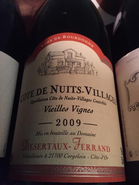 2008 Domaine Désertaux-Ferrand Côte de Nuits Villages Vieilles Vignes ...