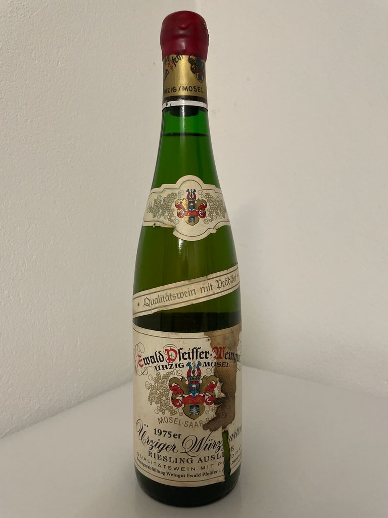 1975 Ewald Pfeiffer Ürziger Würzgarten Riesling Auslese, Germany, Mosel ...