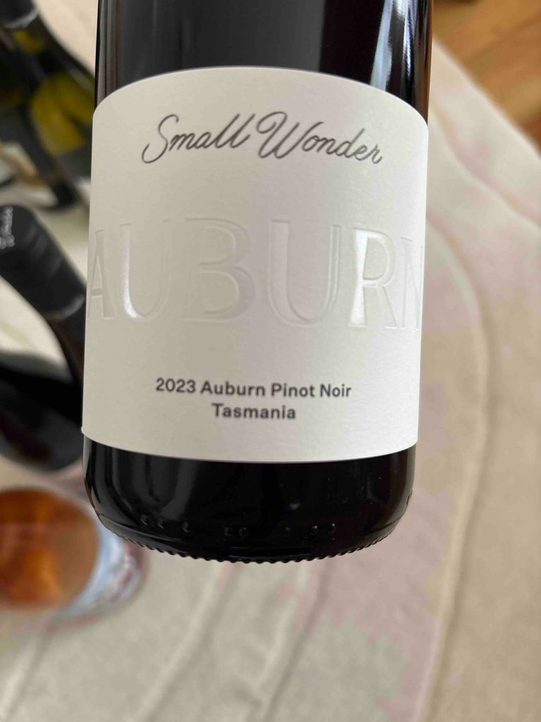 2024 Small Wonder Pinot Noir Auburn, Australia, Tasmania, Tamar Valley ...