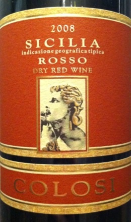 2008 Cantine Colosi Sicilia Rosso, Italy, Sicily, Sicilia - CellarTracker