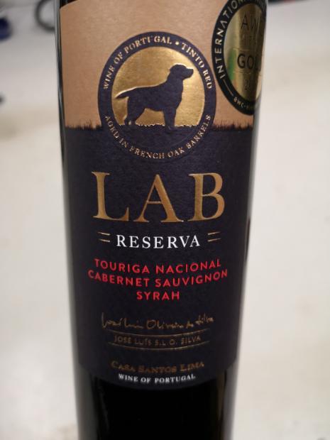 2016 Casa Santos Lima LAB Reserva, Portugal, Lisboa, Vinho Regional ...