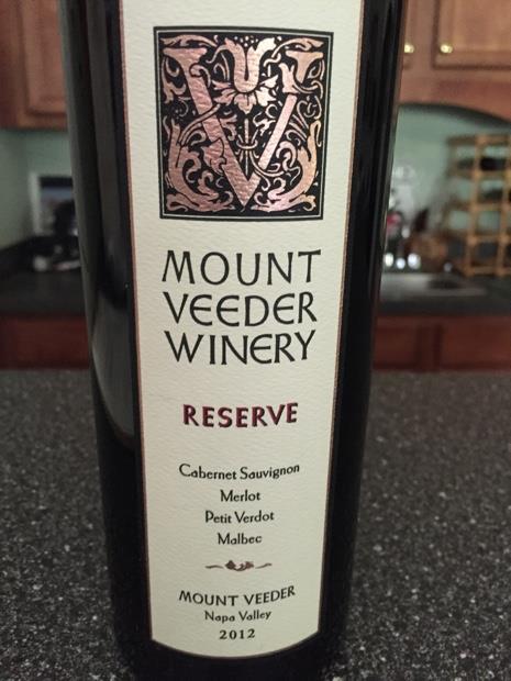 2012 Mount Veeder Winery Reserve, USA, California, Napa Valley, Mt ...