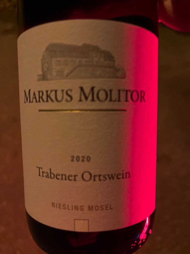 2022 Markus Molitor Riesling Trabener Ortswein, Germany, Mosel Saar ...