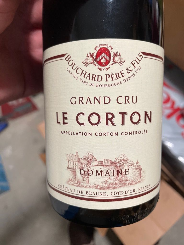 2007 Bouchard Aîné & Fils Corton, France, Burgundy, Côte de Beaune ...