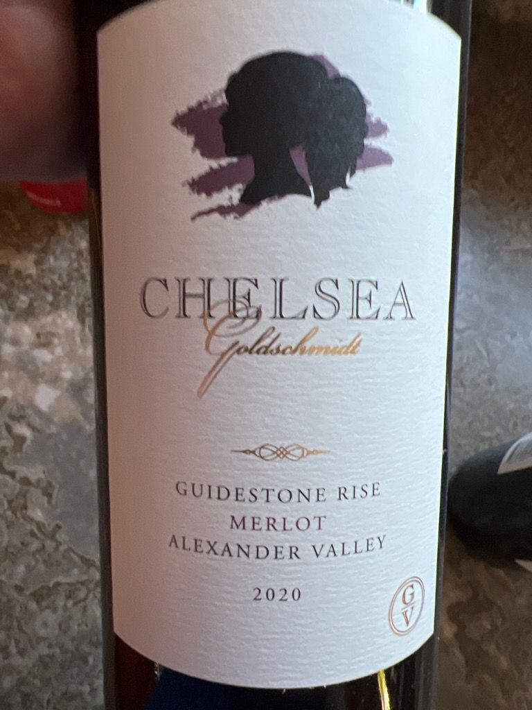 2020 Goldschmidt Vineyard Merlot Chelsea Goldschmidt Guidestone Rise ...