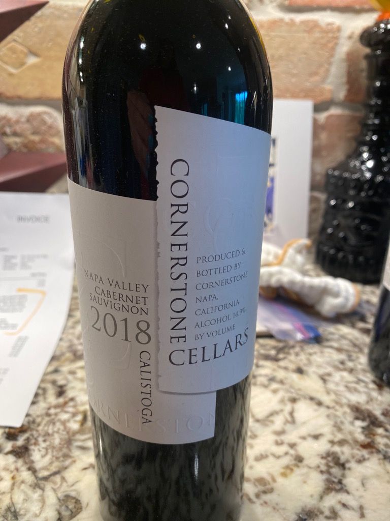 2018 Cornerstone Cellars Cabernet Sauvignon, USA, California, Napa ...