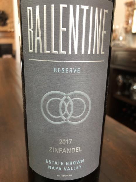2017 Ballentine Vineyards Zinfandel Reserve, USA, California, Napa ...