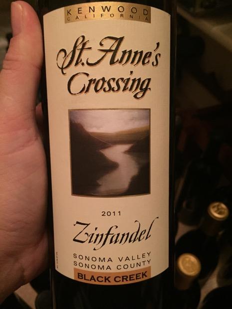 2011 St. Anne's Crossing Zinfandel Black Creek, USA, California, Sonoma ...