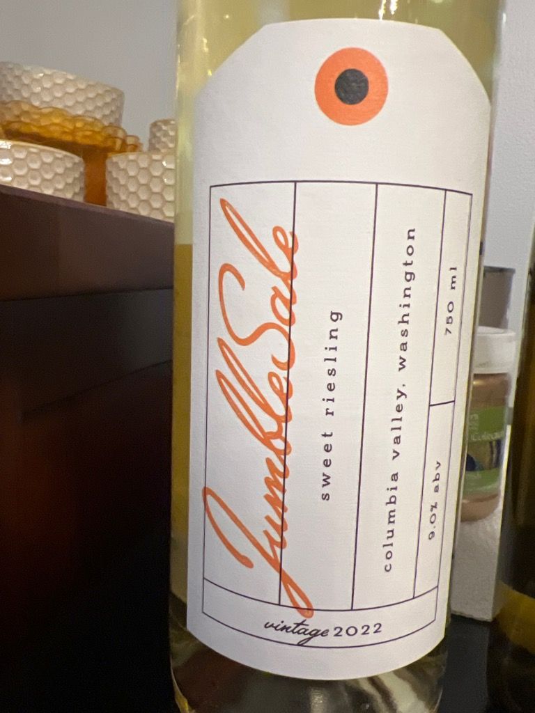2022 Jumble Sale Riesling, USA, Washington, Columbia Valley - CellarTracker